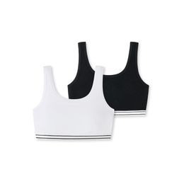 Schiesser Mädchen Bustier 95/5 Organic Cotton 2er Pack