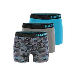 Happy Shorts Herren Retroshorts 3-Pack 3er Pack