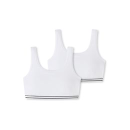 Schiesser Mädchen Bustier 95/5 Organic Cotton 2er Pack