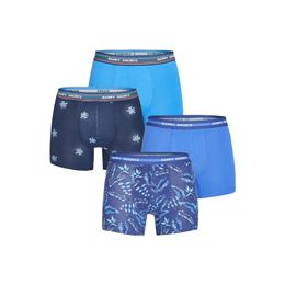 Happy Shorts Herren Boxer Print 4er Pack