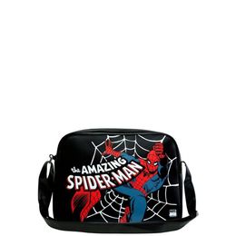 logoshirt Schultertasche Spider-Man, mit Spider-Man-Logo, schwarz