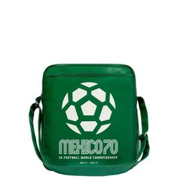 logoshirt Schultertasche Mexico 70 Fußball-Weltmeisterschaft, mit tollem Frontdruck, grün|weiß