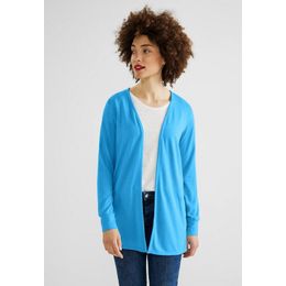 Street One Shirtjacke in Unifarbe, blau