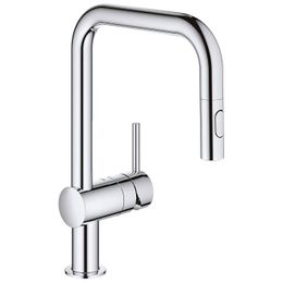 Grohe Minta Einhand-Spültischbatterie mit herausziehbarer Spülbrause