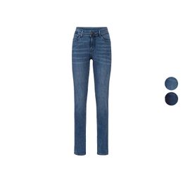 Esmara® Damen Jeans, Straight Fit, mit normaler Leibhöhe