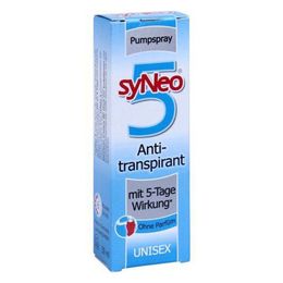 Drschka Trading Deo-Pumpspray SYNEO 5 Deo Antitranspirant Spray