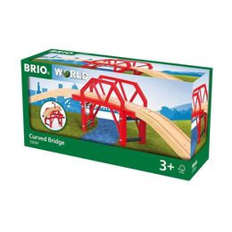 Brio® Spielzeugeisenbahn-Brücke Brio World Eisenbahn Brücke Bahnbrücke mit Auffahrten 4 Teile 33699