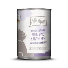 MjAMjAM DUO von Huhn & Kaninchen an Kürbis 24x400g