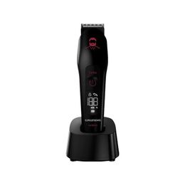 Grundig MGK 9030 Pro Club Multihaarschneideset Wet & Dry Multigroomer, Mattschwarz/Rot