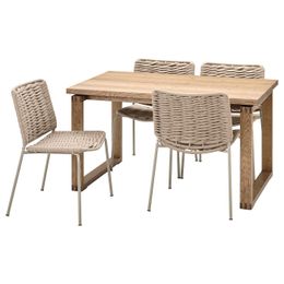IKEA MÖRBYLÅNGA / TEGELÖN Tisch und 4 Stühle