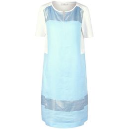 Kleid aus 100% Leinen Riani blau