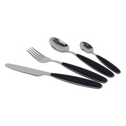 Gimex Besteckset GreyLine 16-teilig, schwarz