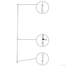Wigo Zelte Wigo Rolli Verandastange Alu 25 mm