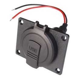 Procar USB Einbausteckdose mit Montageplatte, IP 54