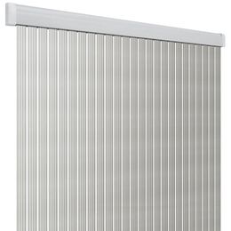 Arisol Türvorhang Band Lux weiß/silber 60 x 190 cm