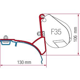 Fiamma Adapter F35 VWT5 Multivan / Transporter