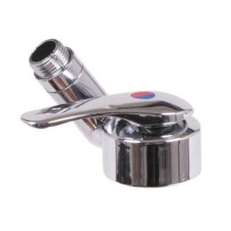 Reich Auftischmischer Twist chrom mit Schalter und Schlauchanschluss