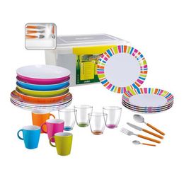 Brunner Melamin-Geschirrset Spectrum 36-teilig