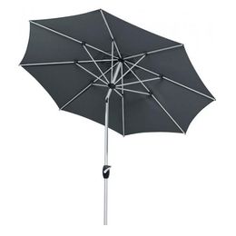 Schneider Schirme Schneider Sonnenschirm Venedig grau, Durchm. 270 cm