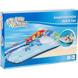 Luftmatratze BEACH FUN mit Sichtfenster (110x60cm) in blau