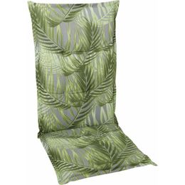 GO-DE - Hochlehner-Auflage 50 cm x 120 cm x 6 cm, grün, palmy grün Sitzpolster