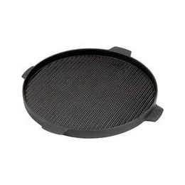 Grillplatte aus Gusseisen, &Oslash; 35cm anthrazit, f&uuml;r Big Green Egg Large, XLarge, 2XL