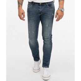 Rock Creek Slim-fit-Jeans Herren Jeans Slim Fit Blau RC-2274