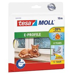 Tesa Tesamoll® E-Profil Fenster-Dichtungsband weiß 9,0 mm x 10,0 m 1 Rolle