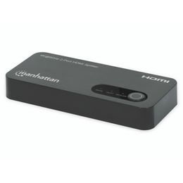 Manhattan HDMI-Splitter, 2-Port, 4K/60 Hz, schwarz