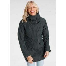 Polarino Outdoorjacke mit versiegelten Nähten, grün