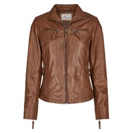 7eleven Lederjacke 'SEAna' Damen Gr&ouml;&szlig;e XS/S braun