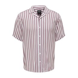 Only & Sons Only & Sons Button Up Shirt 'Wayne' male Purple size 4XL