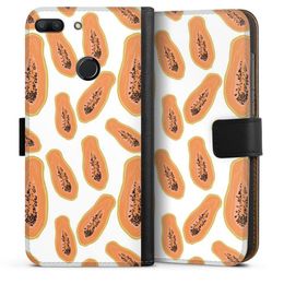 DeinDesign Handyhülle Papaya, Huawei Honor 9 Lite Hülle Handy Flip Case Wallet Cover