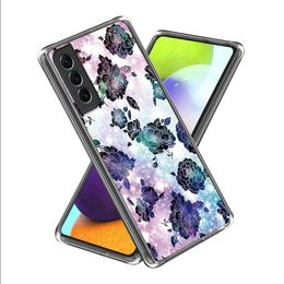 Wigento Handyhülle Für Samsung Galaxy S23 Silikon Handy Tasche Etuis TPU Muster Muster 4 Schutz Hülle Cover