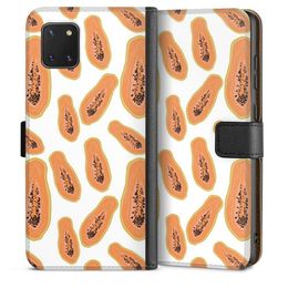 DeinDesign Handyhülle Papaya, Samsung Galaxy Note 10 lite Hülle Handy Flip Case Wallet Cover