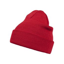 MSTRDS Beanie MSTRDS Accessoires Beanie Basic Flap (1-St), rot