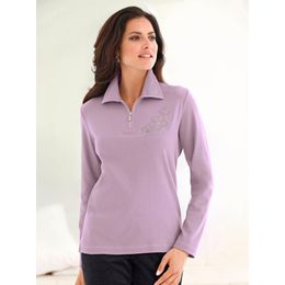 Poloshirt Classic Basics "Poloshirt" Gr. 50, rosa (rosé) Damen Shirts Jersey