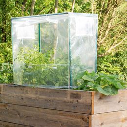 Hochbeetabdeckung Eckig s transparent s / 88 x 55 x 95 cm - Vitavia