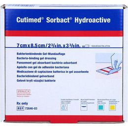 ACA M&uuml;ller Cutimed Sorbact Hydroactive Kompressen 7x8,5 cm 10 St