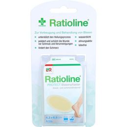 Lohmann & Rauscher Ratioline protect Blasenpflaster 4,2x6,8 cm 5 St