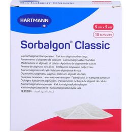 Paul Hartmann AG Sorbalgon Classic 5x5 cm Calciumalginat-Kompresse 10 St