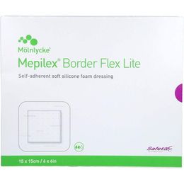 Avitamed Mepilex Border Flex Lite Schaumverband 15x15 cm 5 St