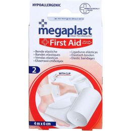Axisis Elastische Binde 6 cmx4 m m.Klemme megaplast 2 St