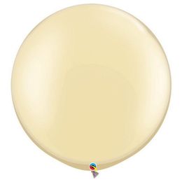 Qualatex Latexballon Qualatex Megaballon Pearl Ivory 30' 2 Stück