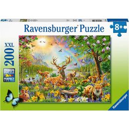 Ravensburger Puzzle Anmutige Hirschfamilie, 200 Puzzleteile, Made in Germany; FSC® - schützt Wald - weltweit, bunt