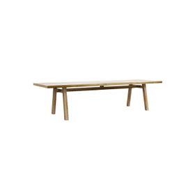 Natur24 Esstisch Esstisch Tisch Collier 280x90cm Eiche Massiv Tisch Designertisch