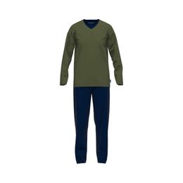 Tom Tailor Pyjama Herren Gr&ouml;&szlig;e L navy / gr&uuml;n