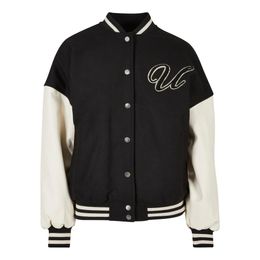 Urban Classics &Uuml;bergangsjacke Damen Gr&ouml;&szlig;e L creme / schwarz