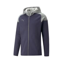 Puma Athletic Zip-Up Hoodie 'TeamCUP Casuals' male Blue size L