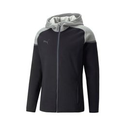 Puma Sportsweatjacke 'TeamCUP' Herren Gr&ouml;&szlig;e XS grau / dunkelgrau / schwarz
